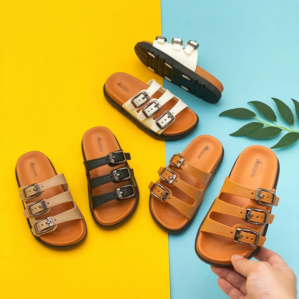 Poseidon 2520-2 baby toddler kids boy girl unisex casual rubber flat ...