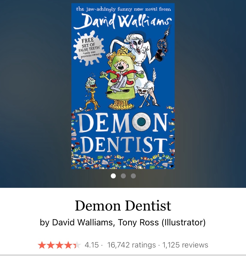 Demon Dentist by David Walliams | Middle Grade | Adventure | Humor ...