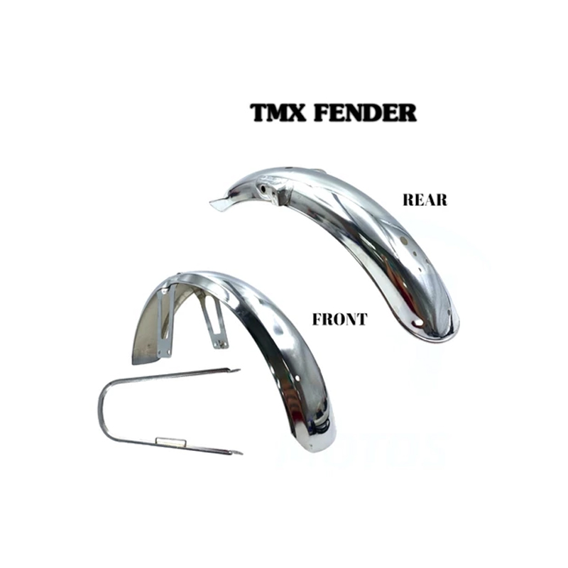 RUSI TMX125 TMX150 TC125 TC150 CHROME FENDER SET | Front & Rear ...