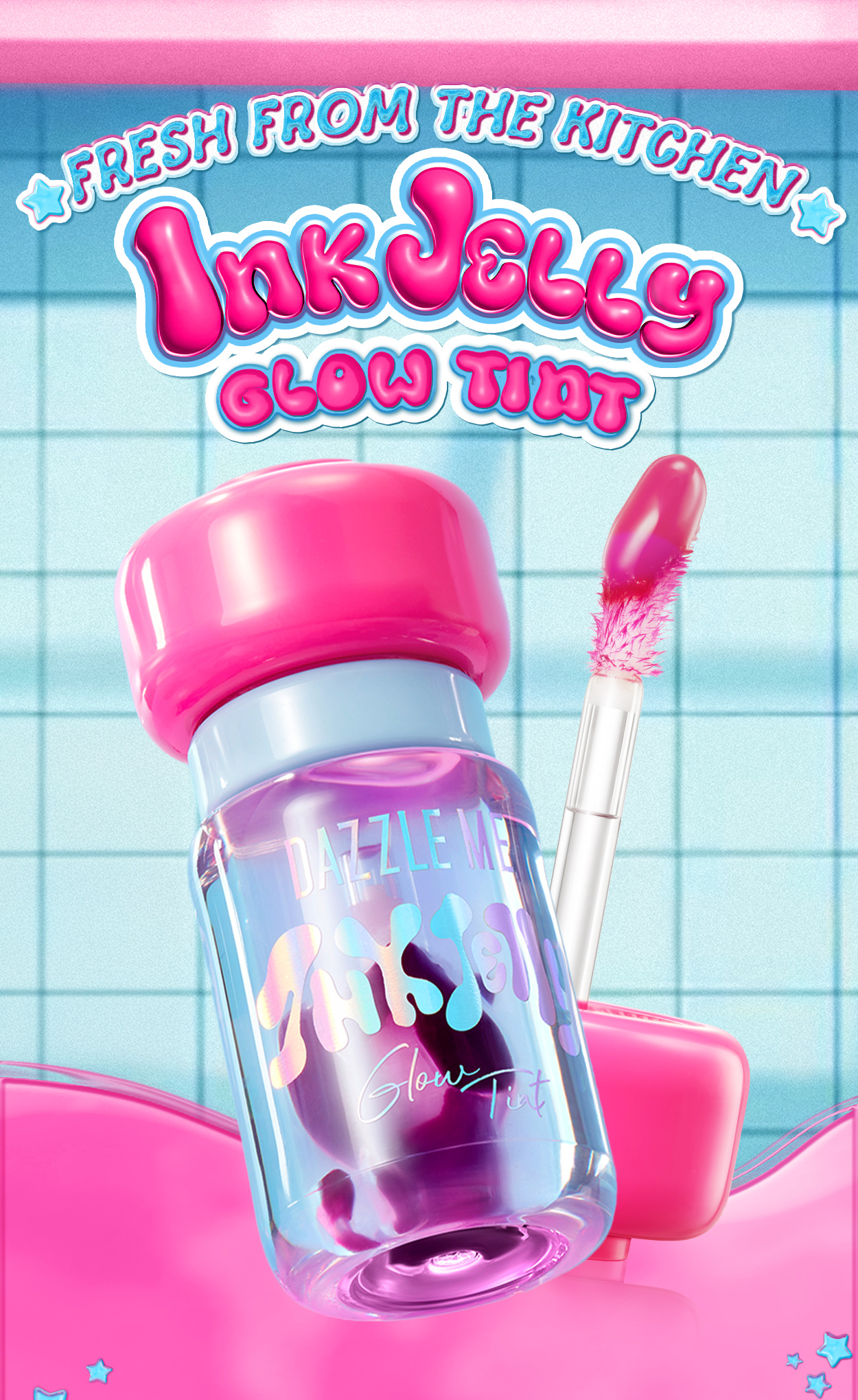 DAZZLE ME Ink-Jelly Glow Tint | SPF 15 PA++ Lip Peptide Hydrating Oil ...