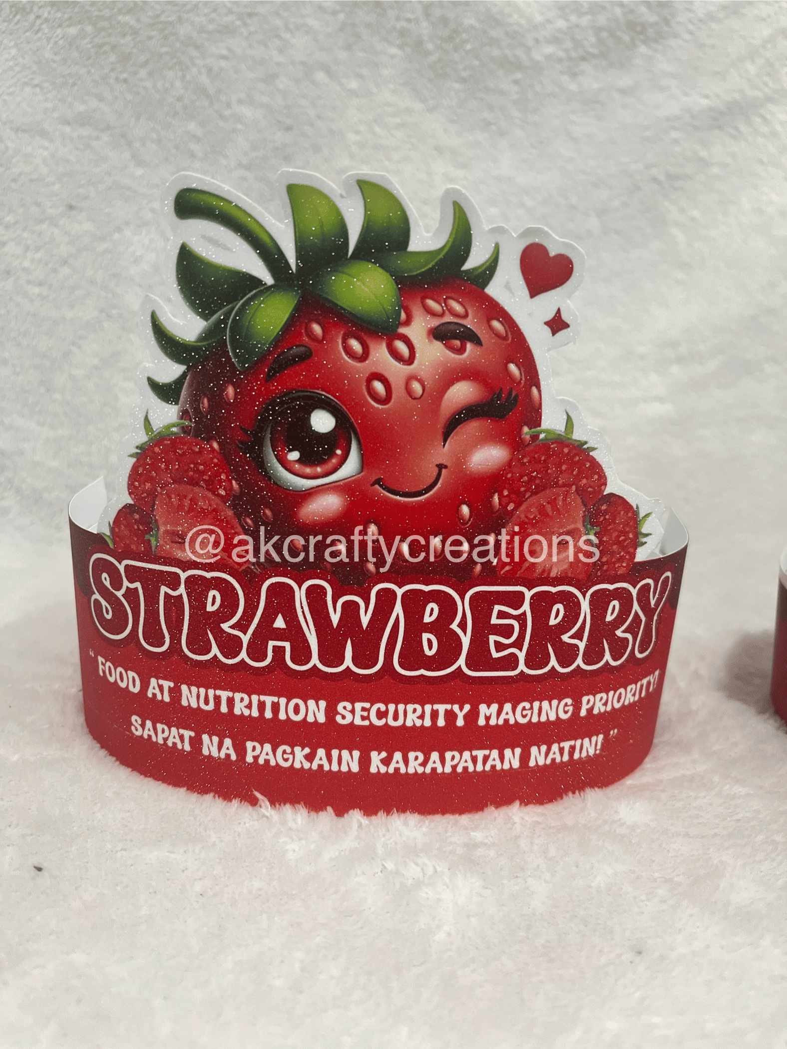 Nutrition Month Headdress | Ready to use | Kids Healthy Food Costume | School Event Props ...