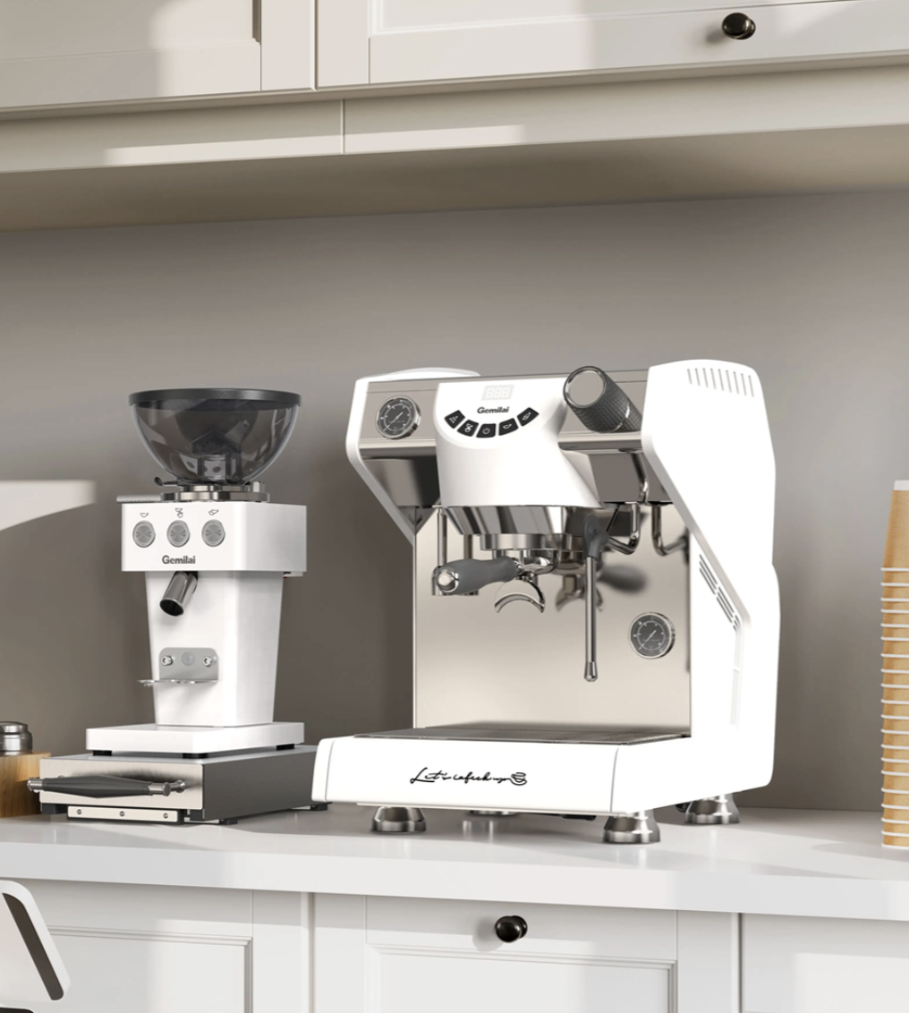 Gemilai CRM 3149 Espresso Machine 20 Bar Semi Automatic Heavy Duty ...