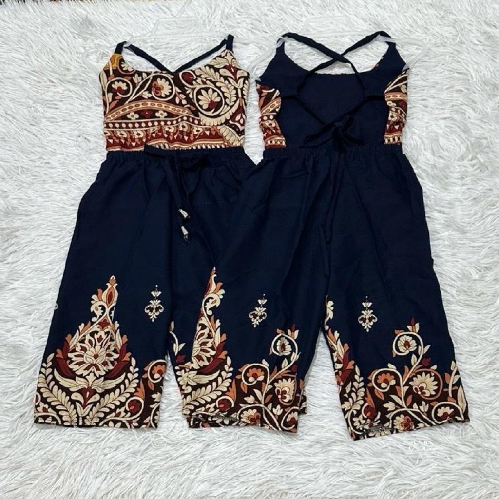 CHALLIS fashion design criss cross top and squarepants for kids age 2 ...
