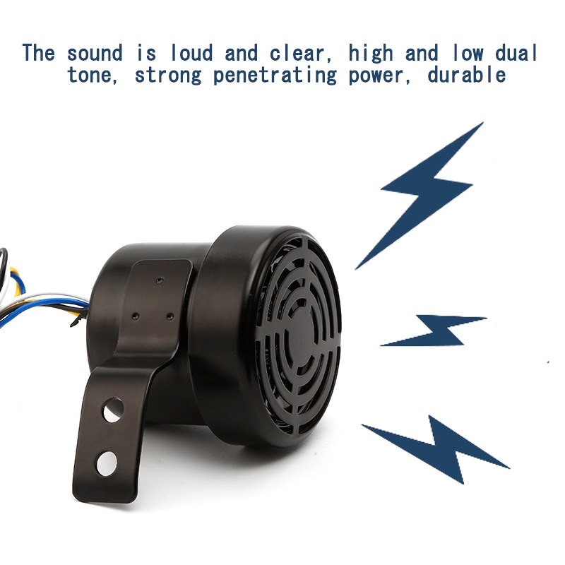 Talking Back Up Horn Auto Voltage 12V/24V Speaking in English Universal ...