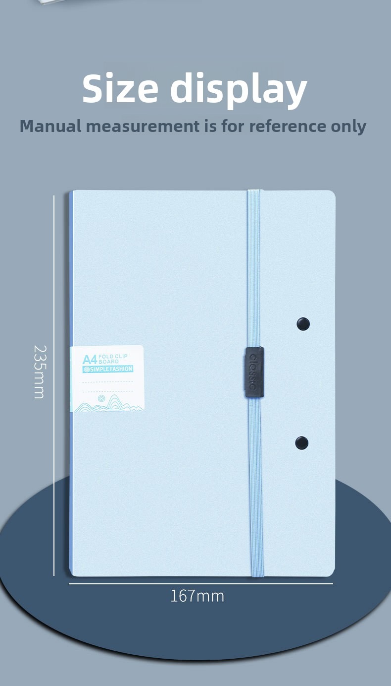 Foldable Folder A4 To A5 Folding Board Clip Portable Clipboard File ...
