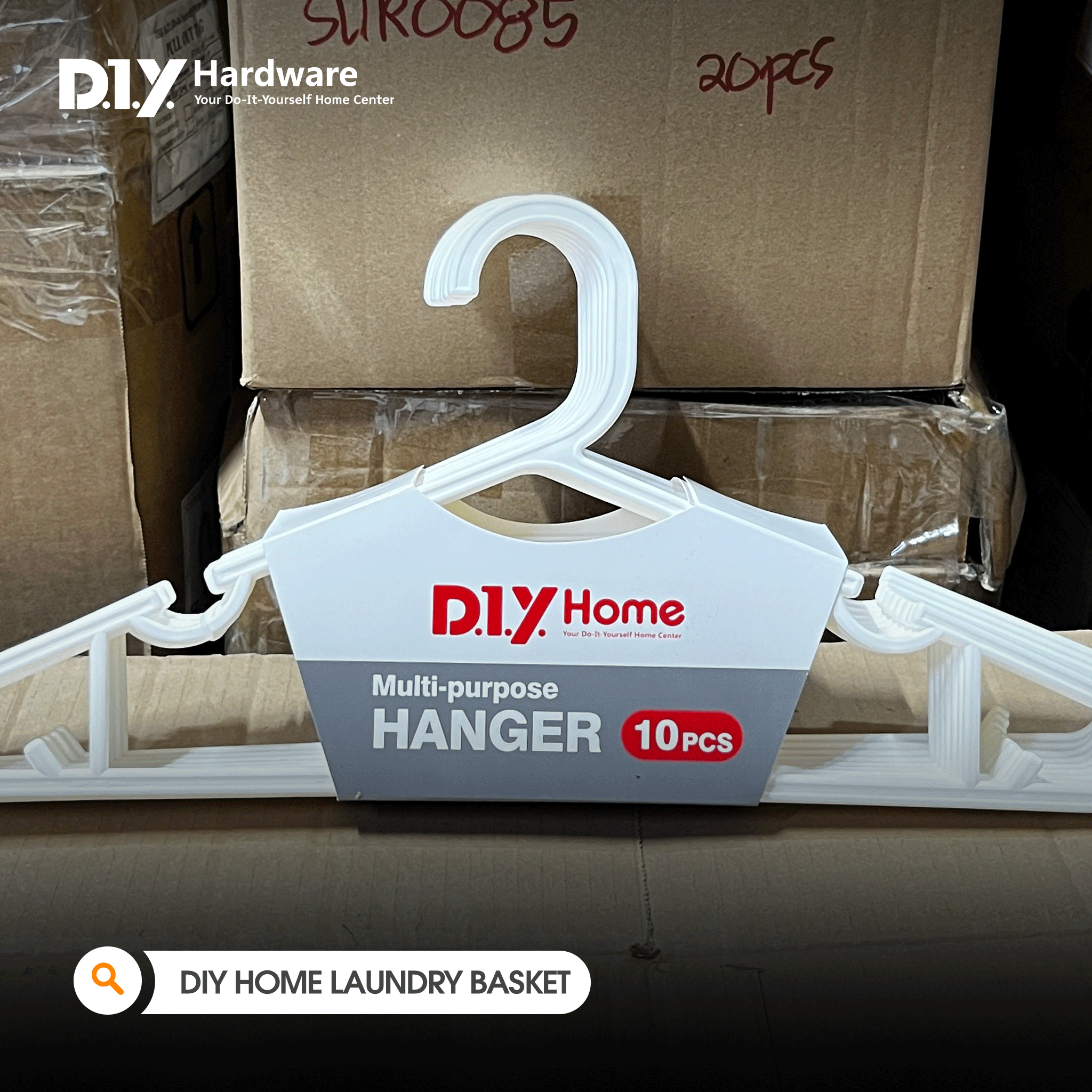 DIY HOME Plastic Hanger 10pcs Set D222192 – Durable & Space-Saving ...