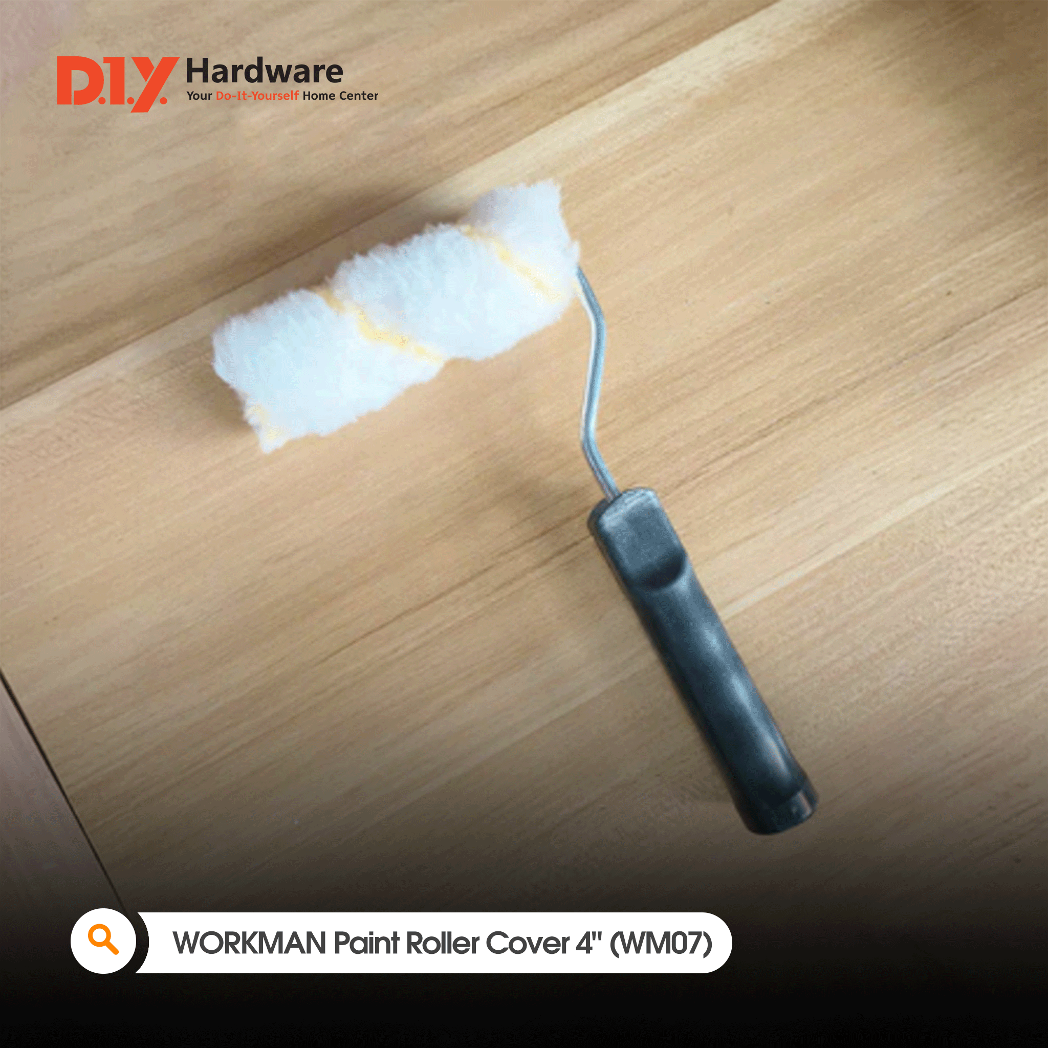 WORKMAN Paint Roller Cover 4" Refill WM07 Smooth & Professional Results ...