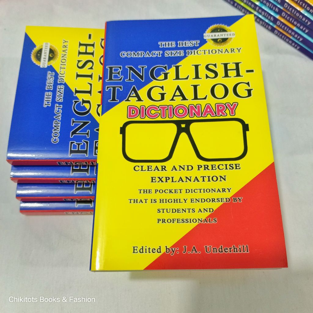 English-Tagalog Dictionary handy Pocket size, School - Bundle LOWEST ...