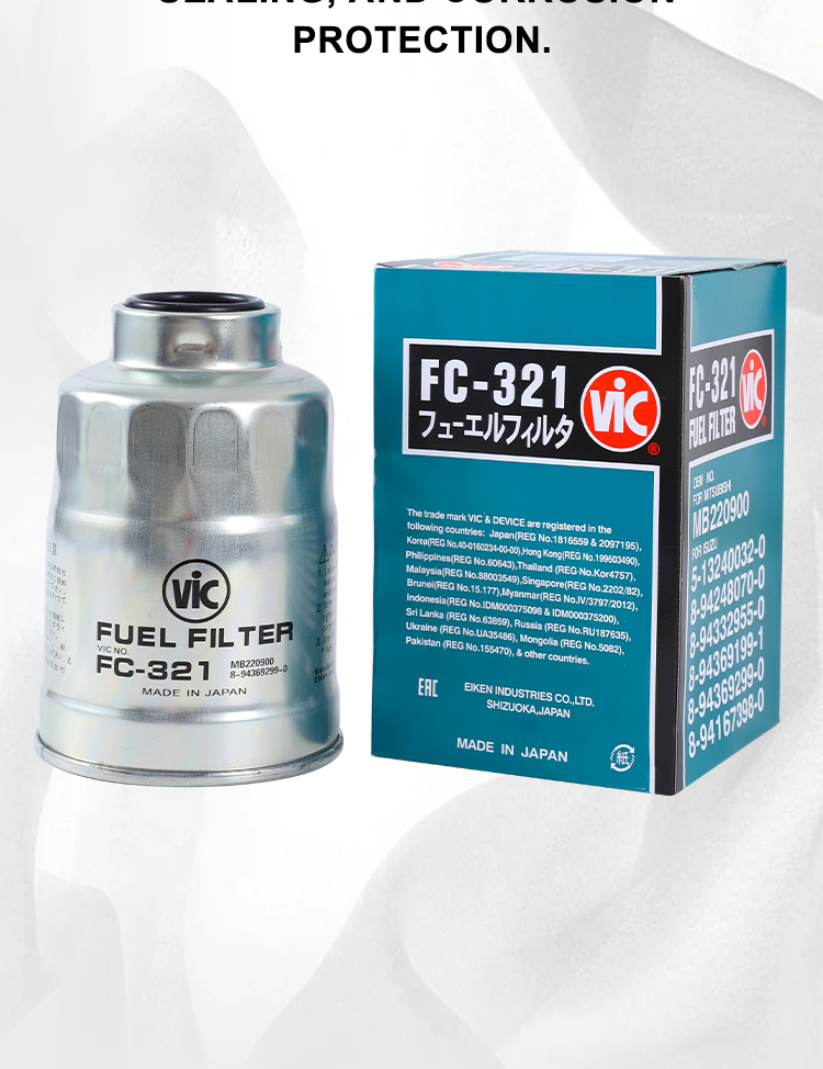 Vic Fuel Filter FC-321 Oil Filter For MitsubishiL300/Isuzu/Hyundai ...