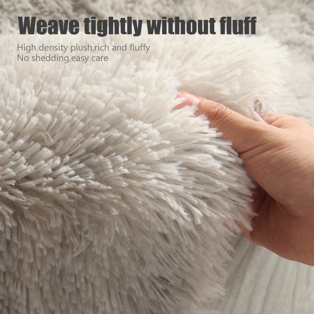 Azuer 5 Size Plush Soft Fur Carpet For Living Room/Bedroom Rug Carpet ...
