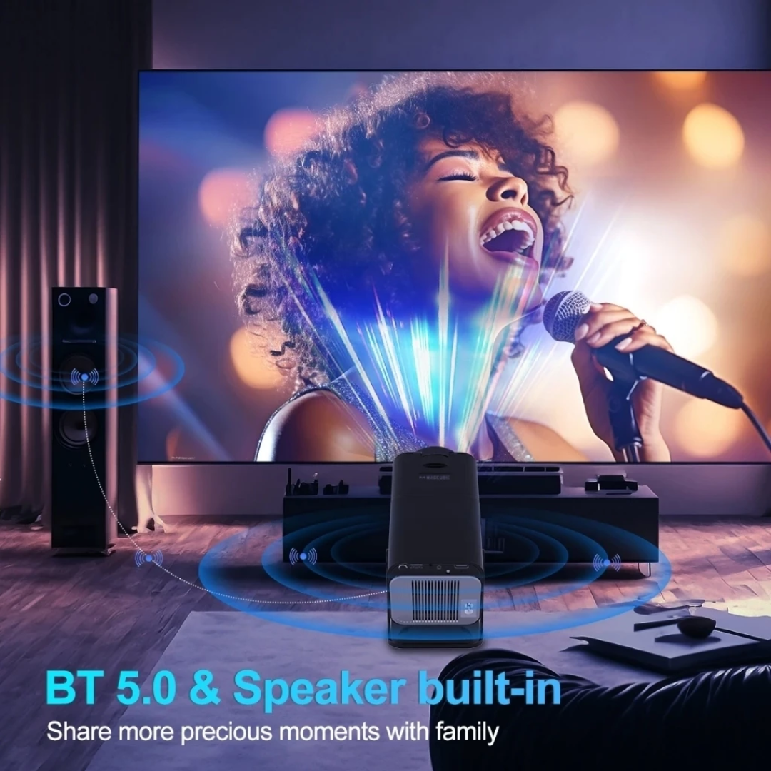 HY320 PRO 4K Mini Projector | Auto Keystone, 8000 Lumens, BT 5.0, 5G ...