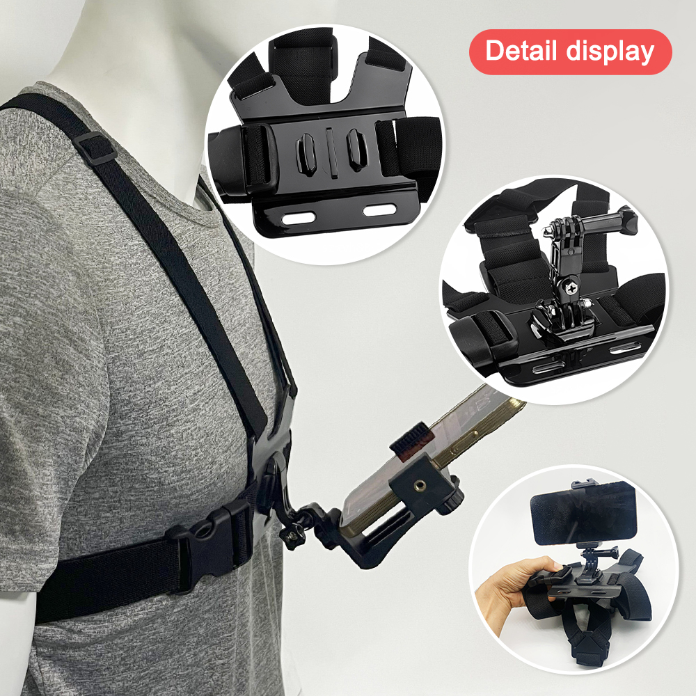 GoPro Chest Harness Holder body chest cp holde chest cellphone holder ...