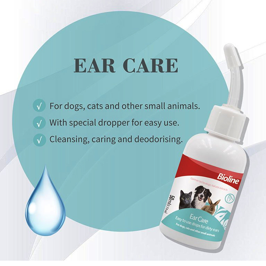 Bioline Ear Care for Dogs, Cats and Rabbits 50ml | Shopee Philippines