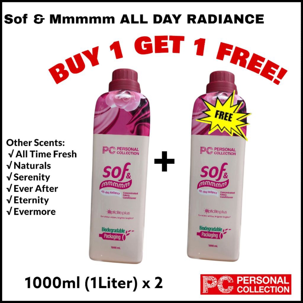 Sof & Mmmmm Fabric Conditioner 1000ml & Other Personal Collection ...