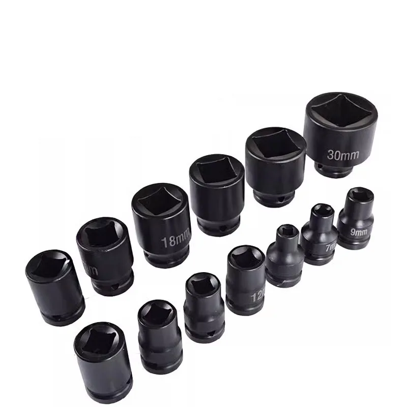 1" Drive Jumbo Impact Socket Set, Universal Hex Deep Socket Set ...