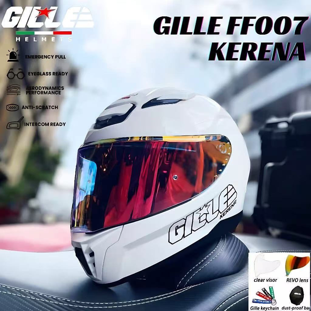 GILLE FF007 KERENA Full Face Helmet For Motorcycle for men and women ...