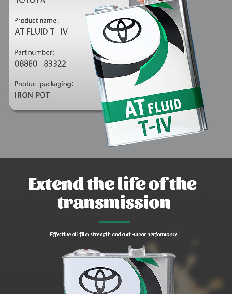 Toyota ATF T-IV 4 Liters For Toyota And Lexus Automatic Transmission ...