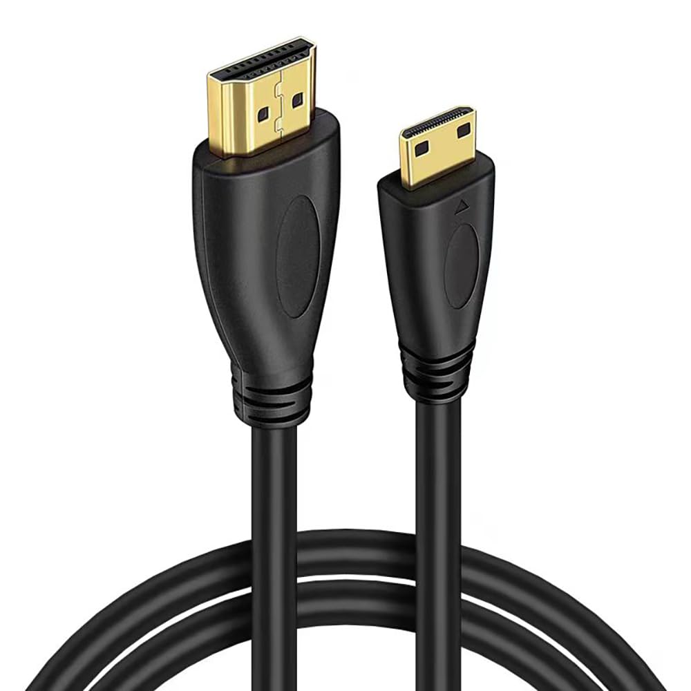 ALLAN Mini HDMI to HDMI 1.5M Cable 3D HDR for DSLR Camcorder Laptop ...