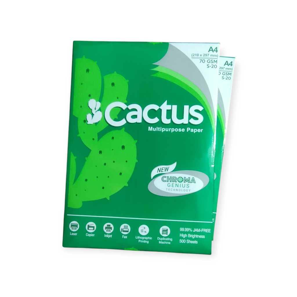 CACTUS Bond Paper / SHORT, A4, LONG / Copy Paper | Shopee Philippines