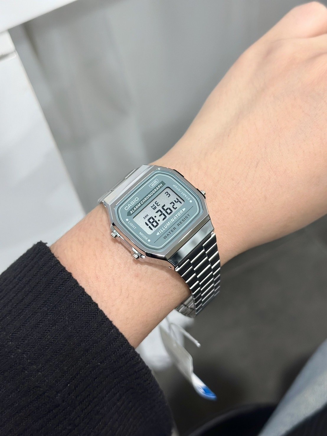 Casio A168 Vintage Teal Color Digital Unisex Watch A168WA-3A | Shopee ...