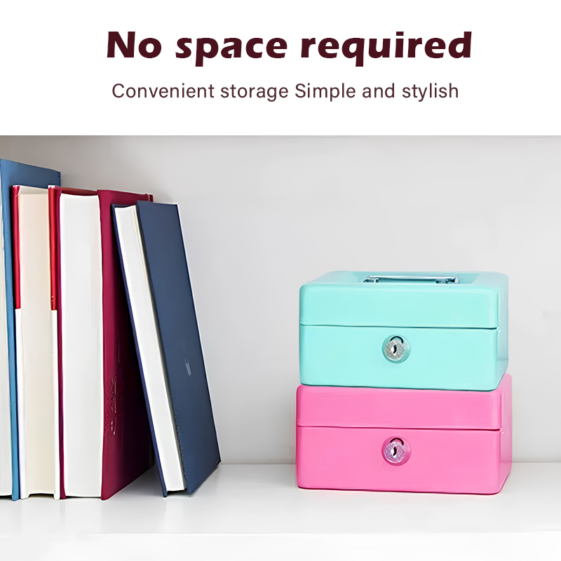 Money Secret Security Safe Box With Metal Lock Waterproof Portable ...