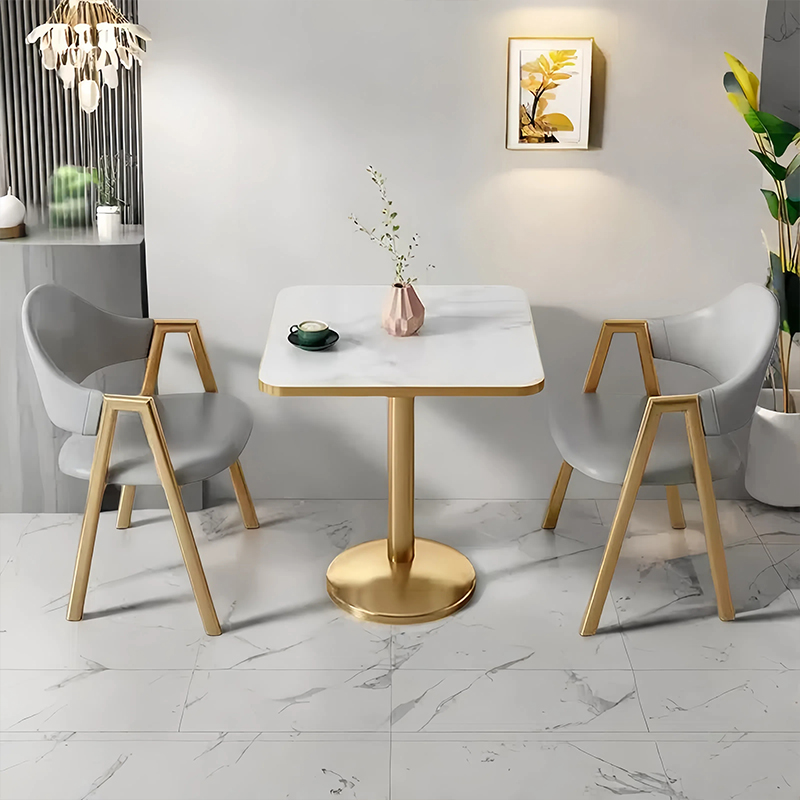 Balcony table chair set aesthetic dining table set coffee table and ...