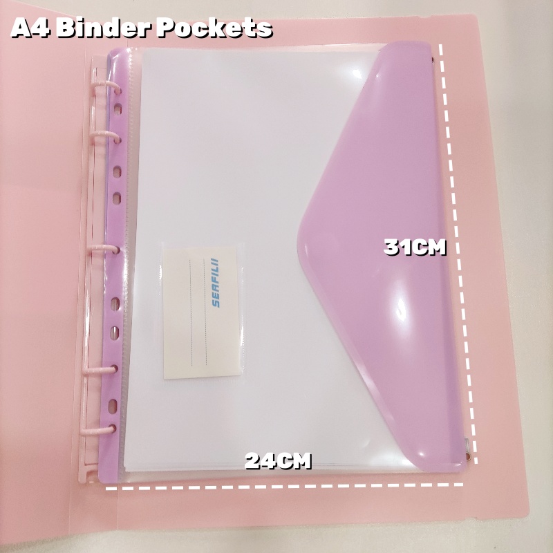 Long Ring Binder Folder 5Holes Arch File Plastics Binder Refills ...