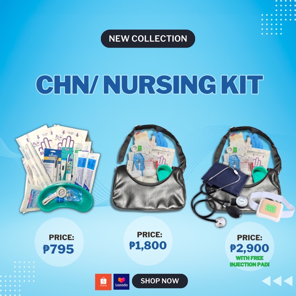Nursing Student Bag | Nursing Kit | CHN PHN Bag | OB Bag | Complete Set for Nursing Students ...