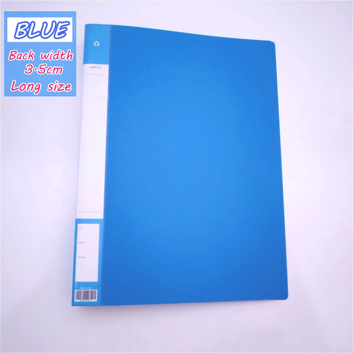 Long Arch File Folder 3-Ring Binder with Pocket Paper Organizer Lever ...