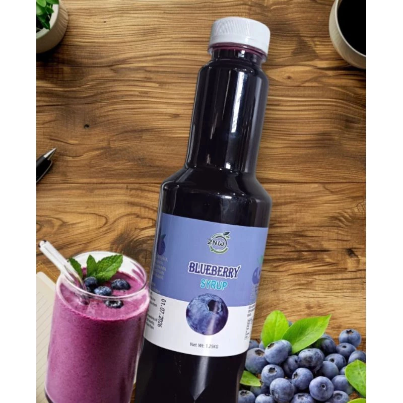 ZNW Syrup Available with 14 Premium Flavors BLUEBERRIES/STRAWBERRY ...