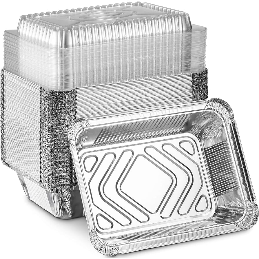 KITCHEN BOX [50PCS] (RE315) MEDIUM Catering Tray | 12.5x8x2 inches ...