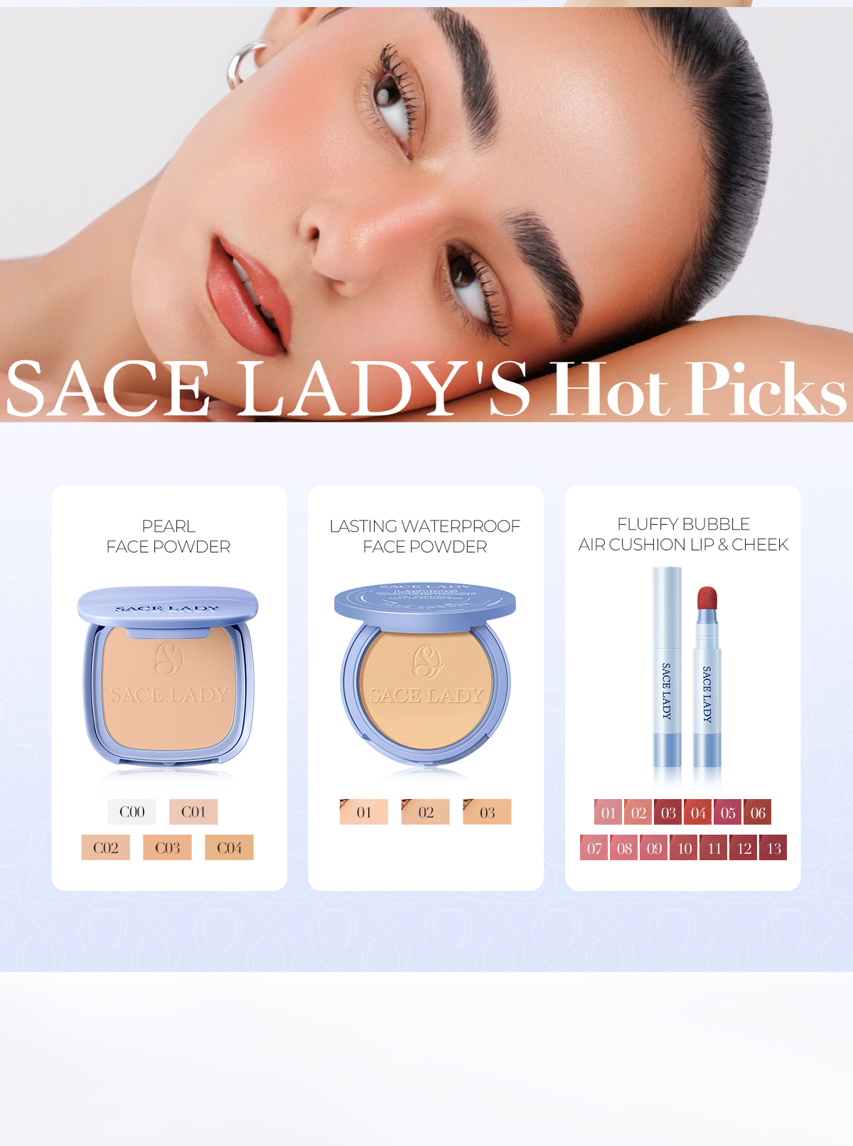 SACE LADY Long Lasting Foundation SPF30 PA+++ Matte Lightweight Skin ...