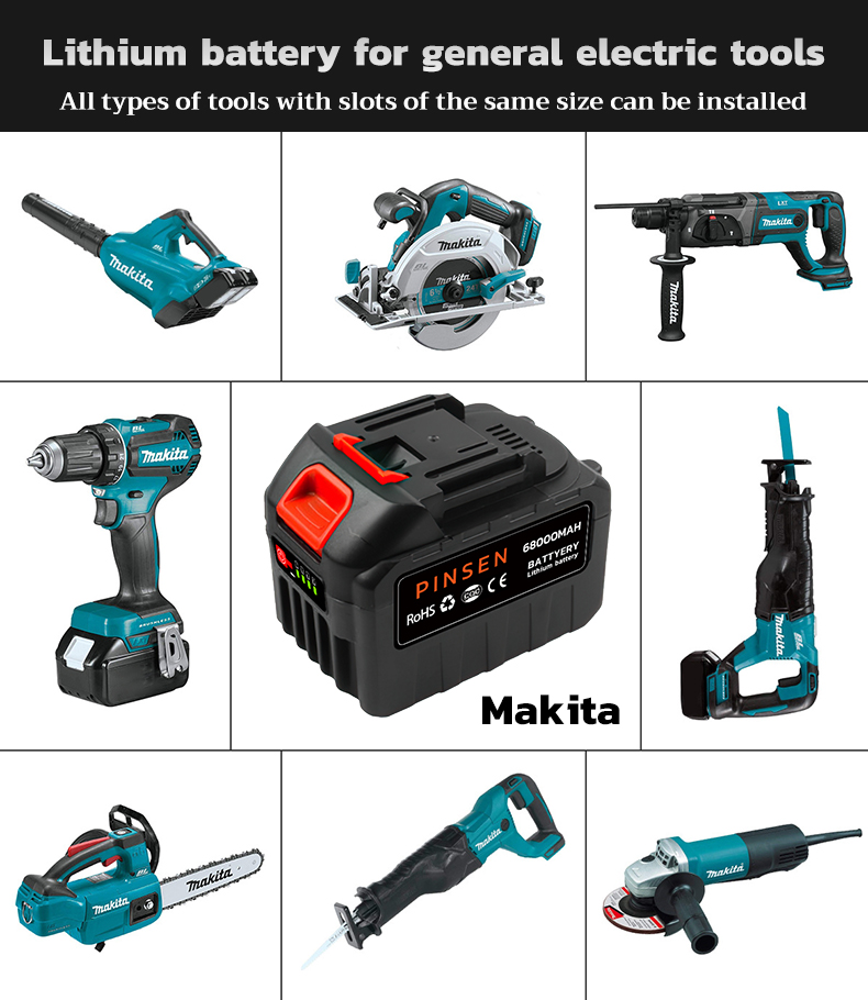 Lithium Battery backup, compatible with all 18V/21V Power Tools ...