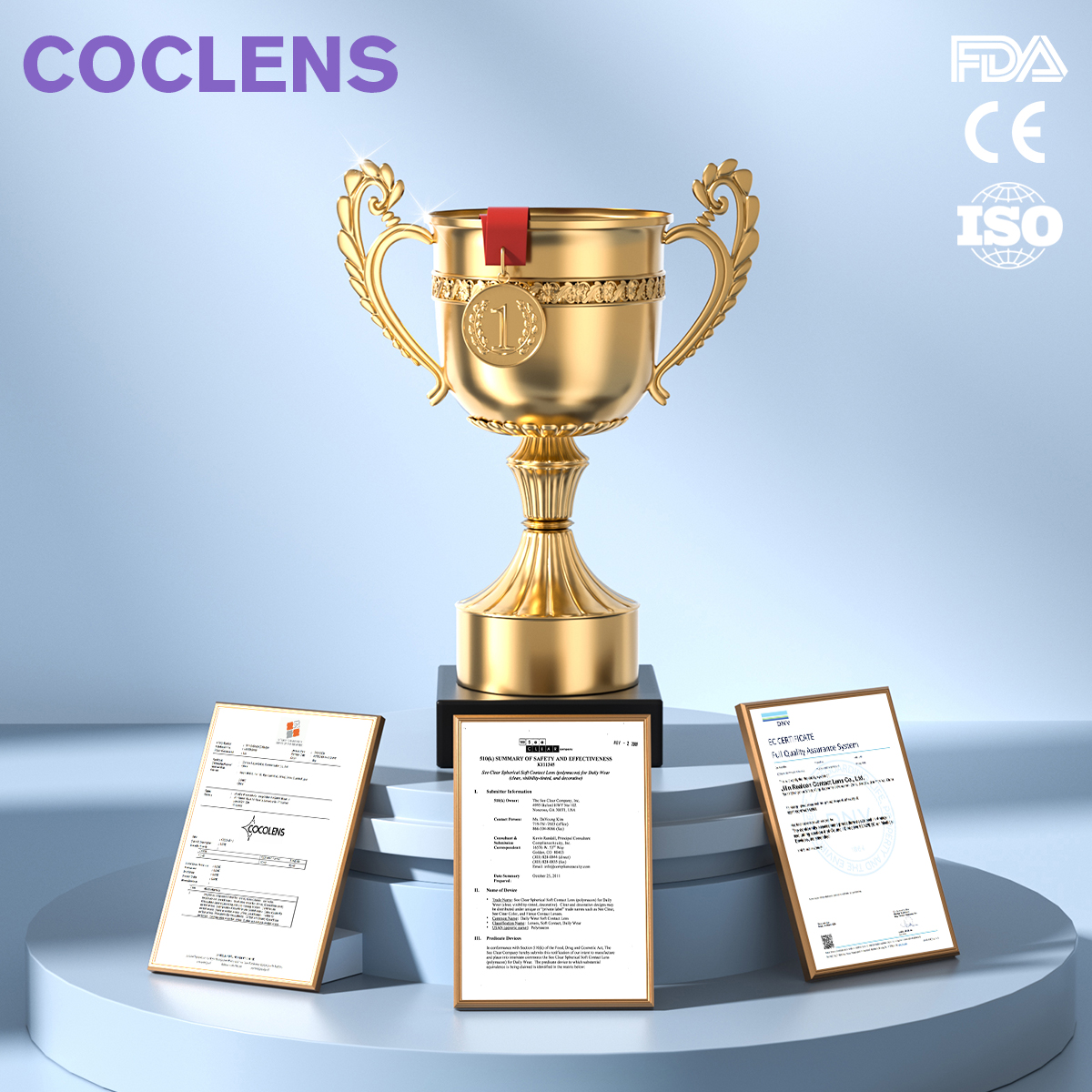 【Natural Contact Lens】COCOLENS natural 6 months amber brown graded ...