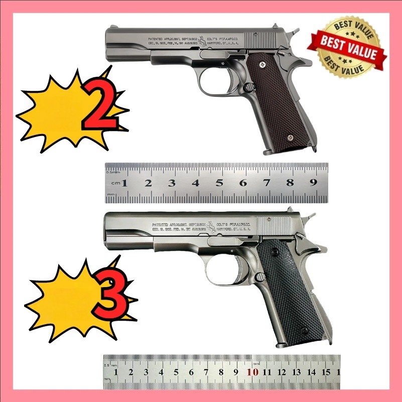 Turnip Gun 1911 Baby Gun Toy Gun Mini Gun Stress Relief Gun | Shopee ...