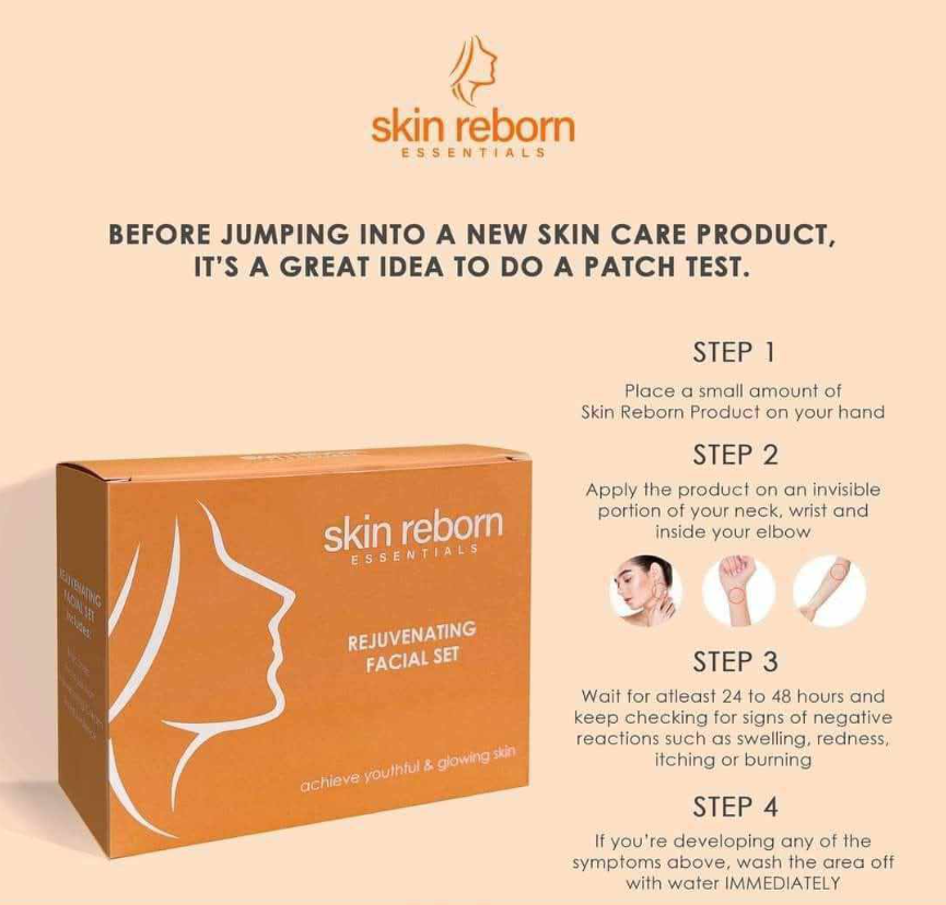 Skin Reborn Rejuvenating Facial Set (Renew, Rejuvenate, Protect ...