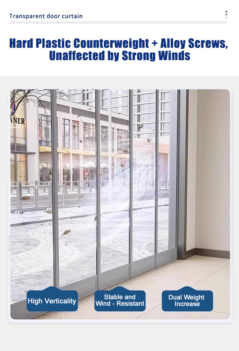 PVC Freezer Room Plastic Strip Air Cond Door Magnetic Curtain Home ...