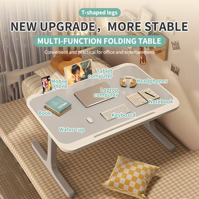 ⚡COD⚡ Bedroom Lazy Table Folding Computer Desk Student Dormitory Study ...