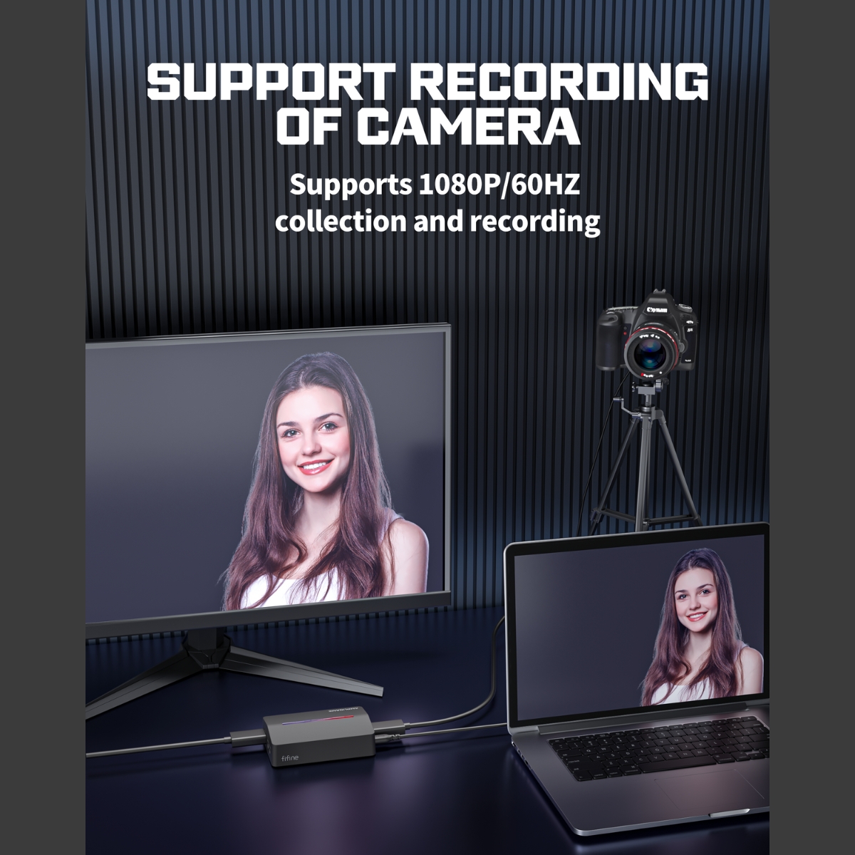 Fifine AmpliGame V3 Video Capture Card, USB Audio 4K HDMI Capture Card ...