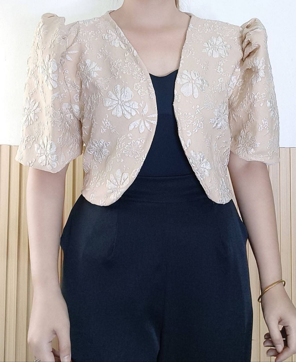 CALESHA| Modern Filipiniana Bolero Blazer (Fit M- XL) Womens Modern ...