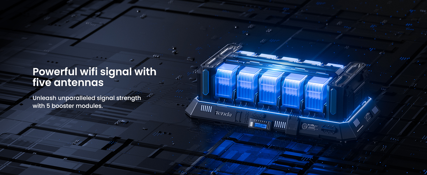 Tenda AX3000 WiFi 6 Router Dual Band 5GHz igabit Wireless Internet Easy ...