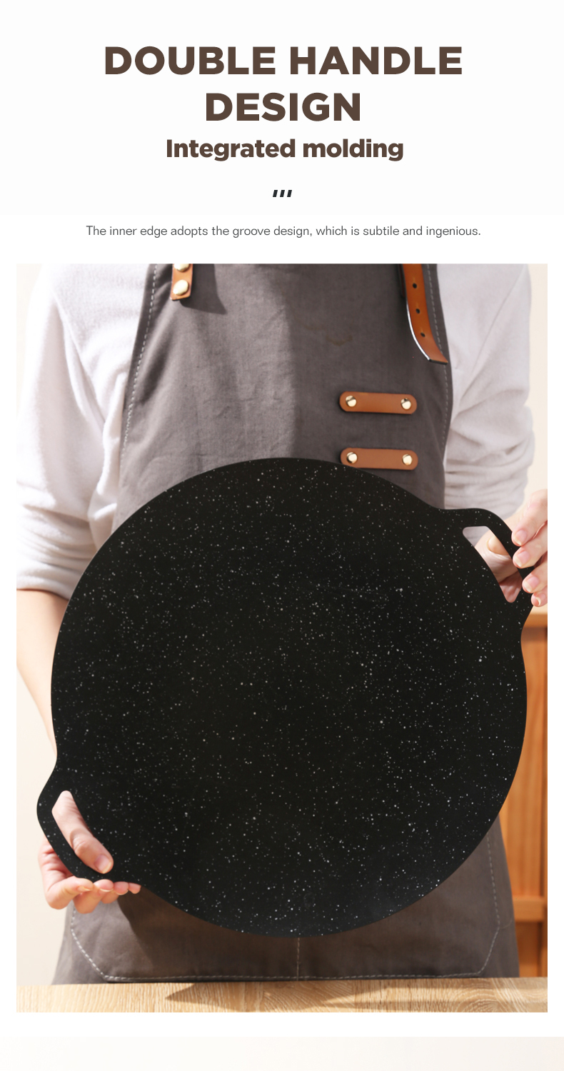 Dreepor Kitchen Grill Pan Korean Non-stick Pan Oil Frying Baking Pan ...