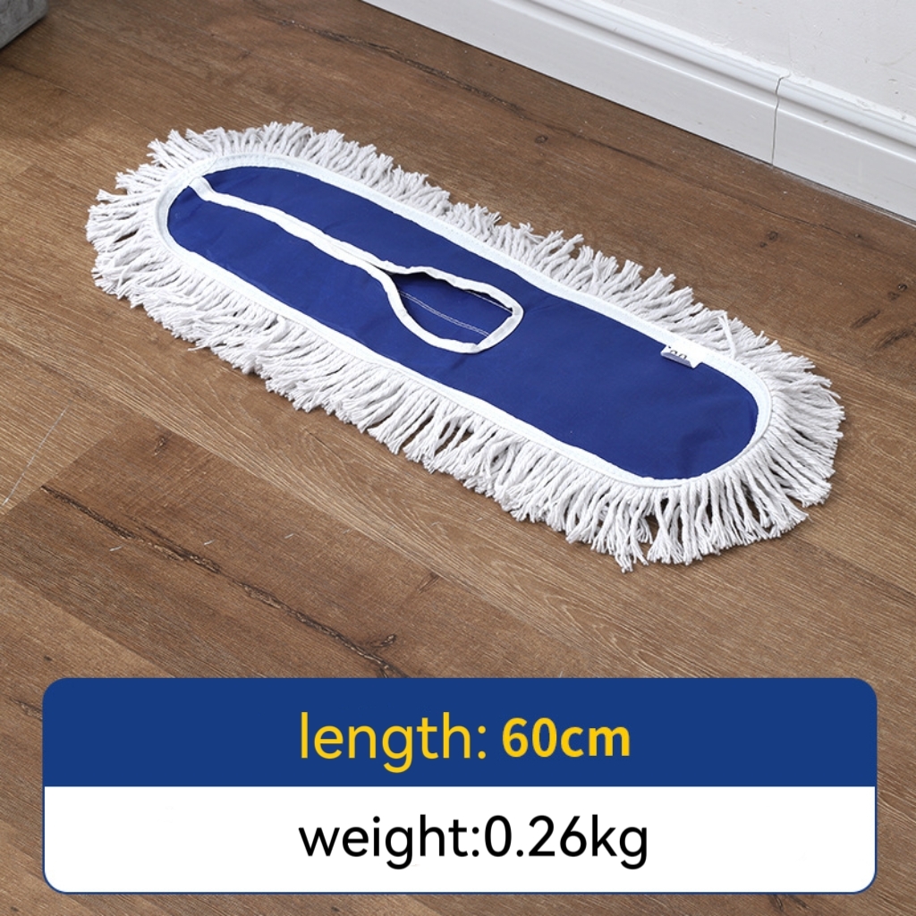 Holbrook Heavy Duty Dust Mop Complete Set Washable and Reusable Cotton ...