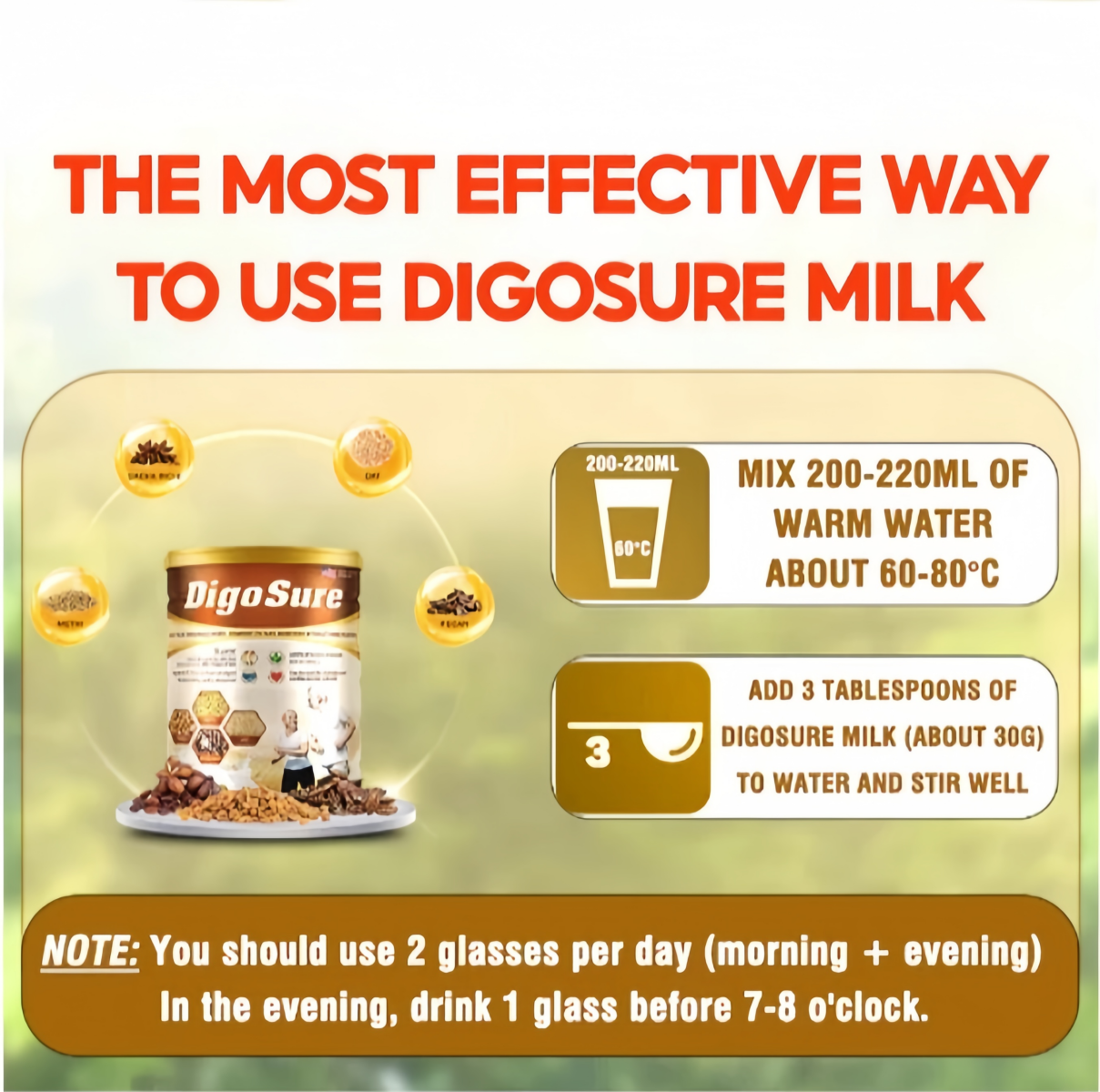 Digosure Nut Milk Original For Bone And Joint Knee Back Pain and ...