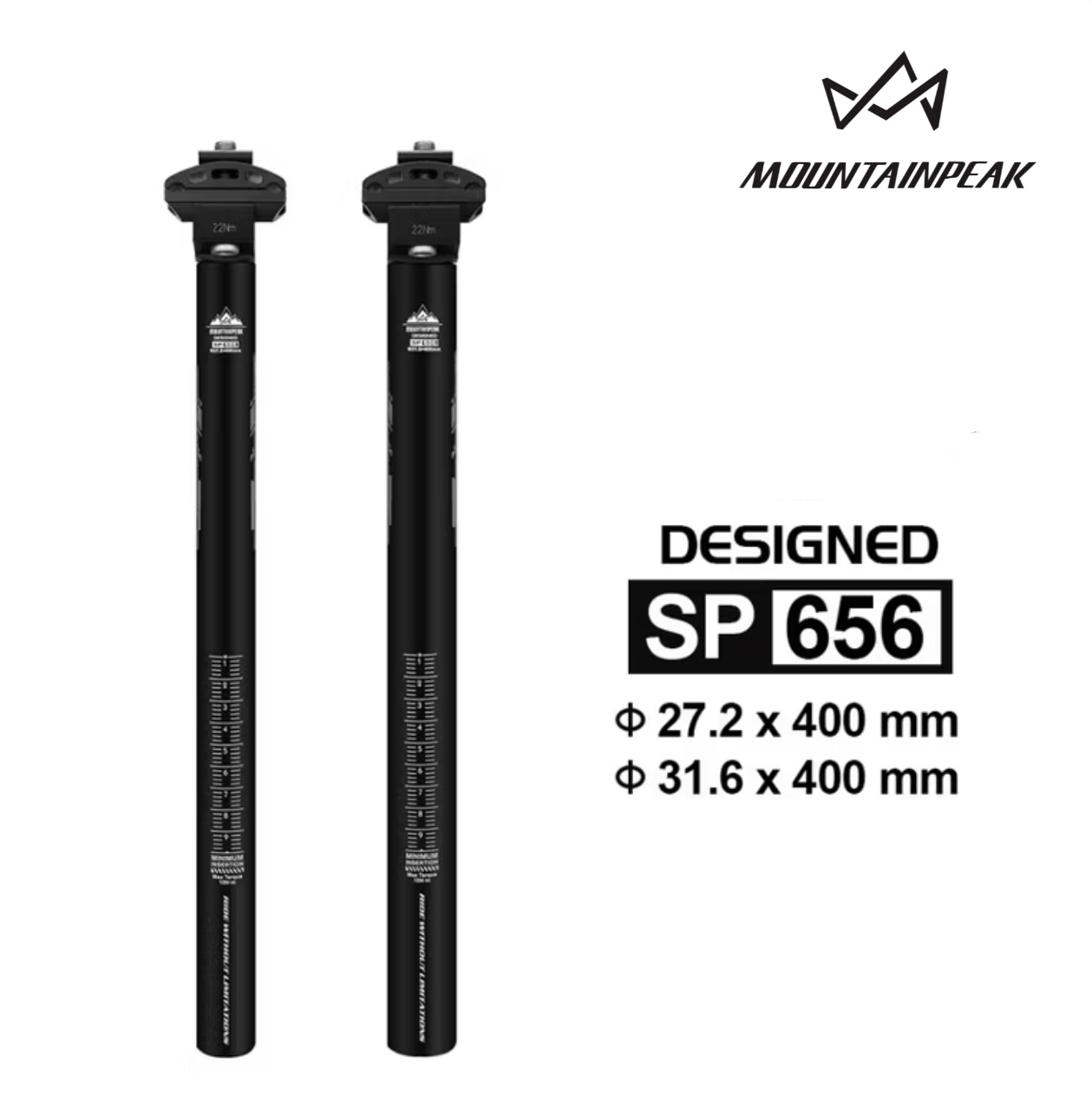 【Topway】MOUNTAINPEAK SP-656 Seat Post 400mm * 27.2/31.6mm Ultralight ...