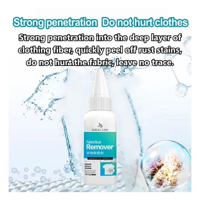 Fabric Rust Stain Remover Clothes Rust Remover Clothing Cleansing Rust ...