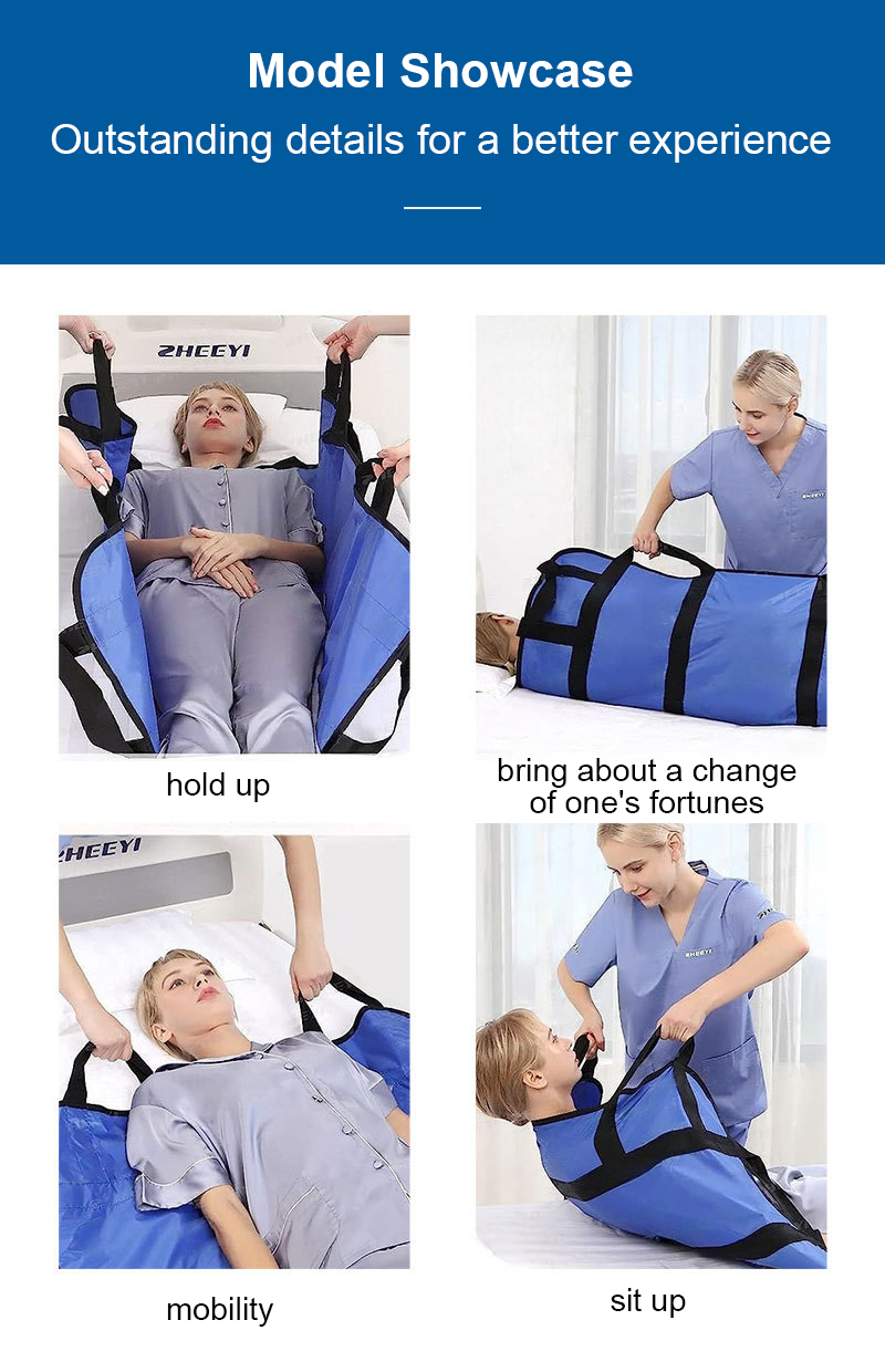 Portable thickened foldable Oxford cloth soft stretcher for elderly ...