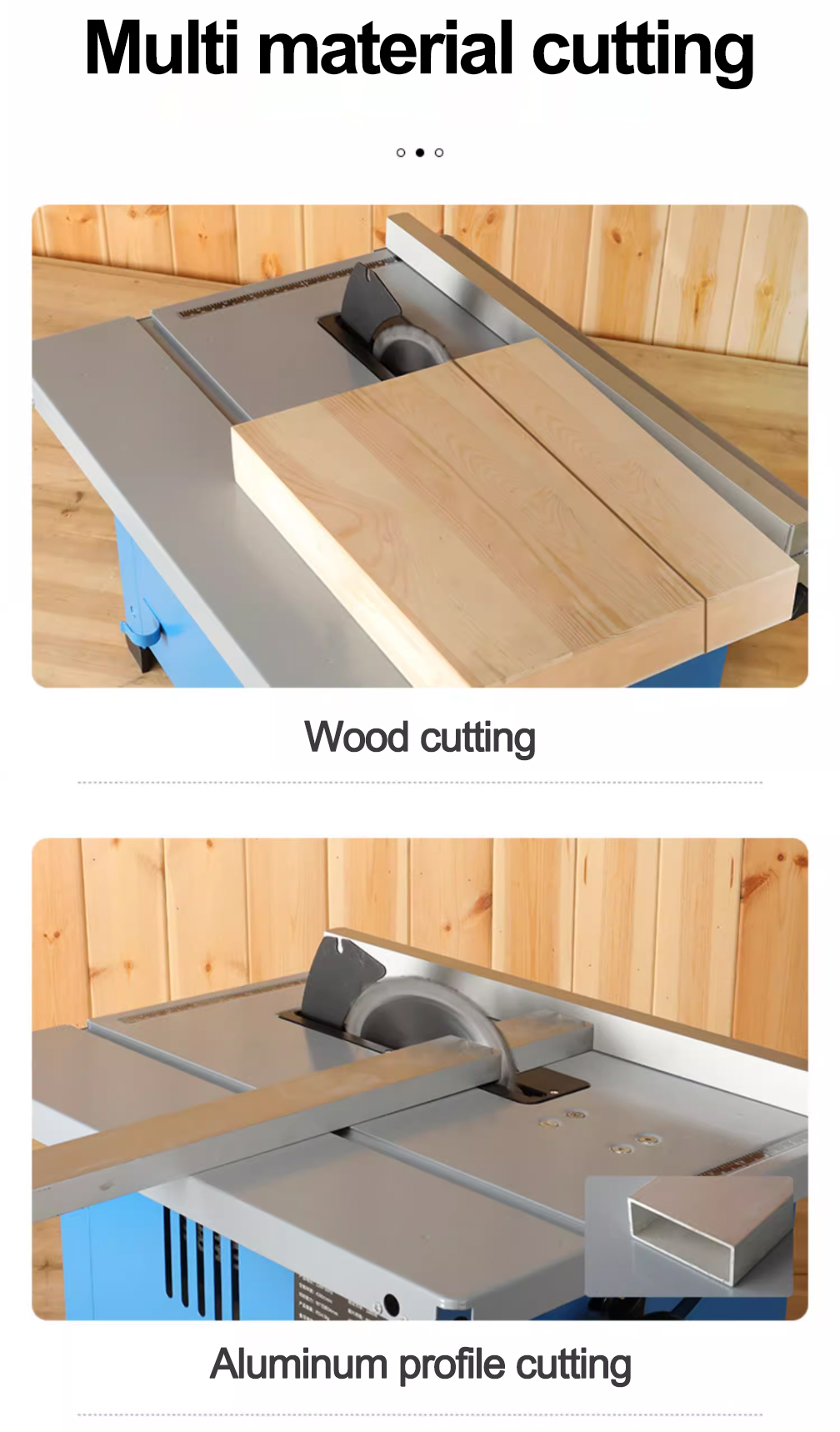 Woodworking table saw, small multifunctional household oblique cut ...