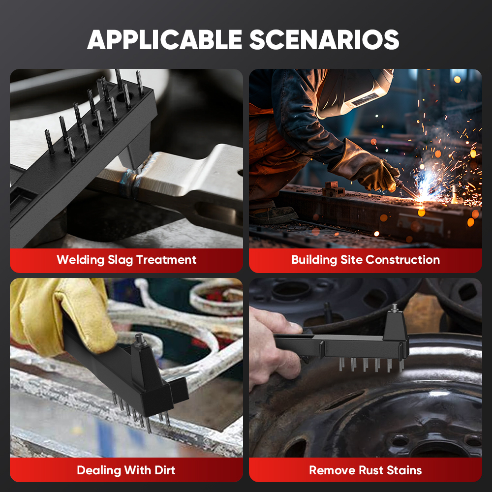 Mitsushi 2 in 1 Welding Machine Slag Hammer Welding Brush for Cleaning ...