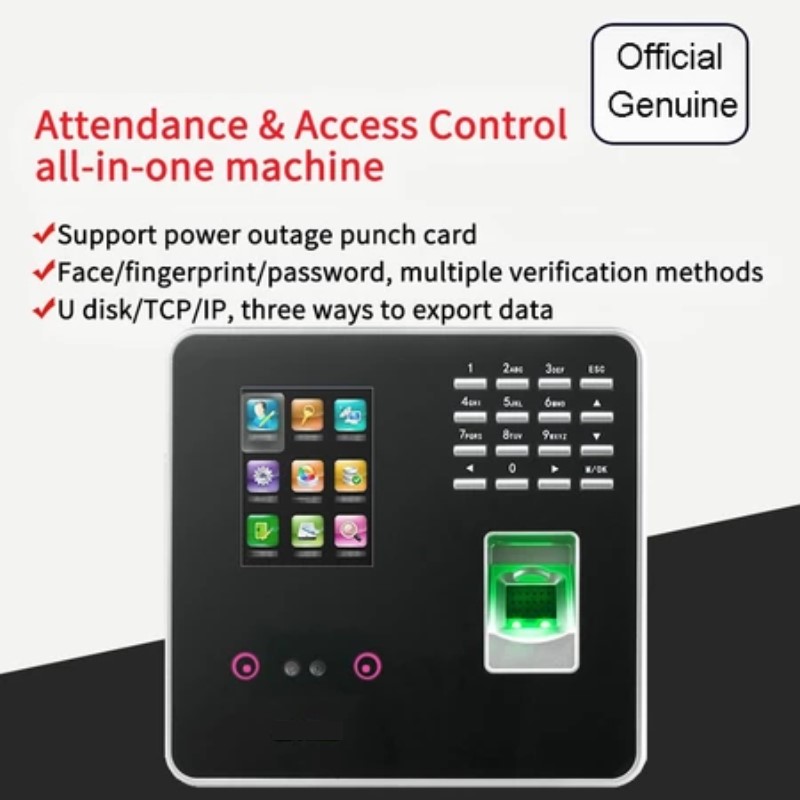 Wifi Biometric Attendance Machine Uf100plus Fingerprint Face Recognition Clocking Machine